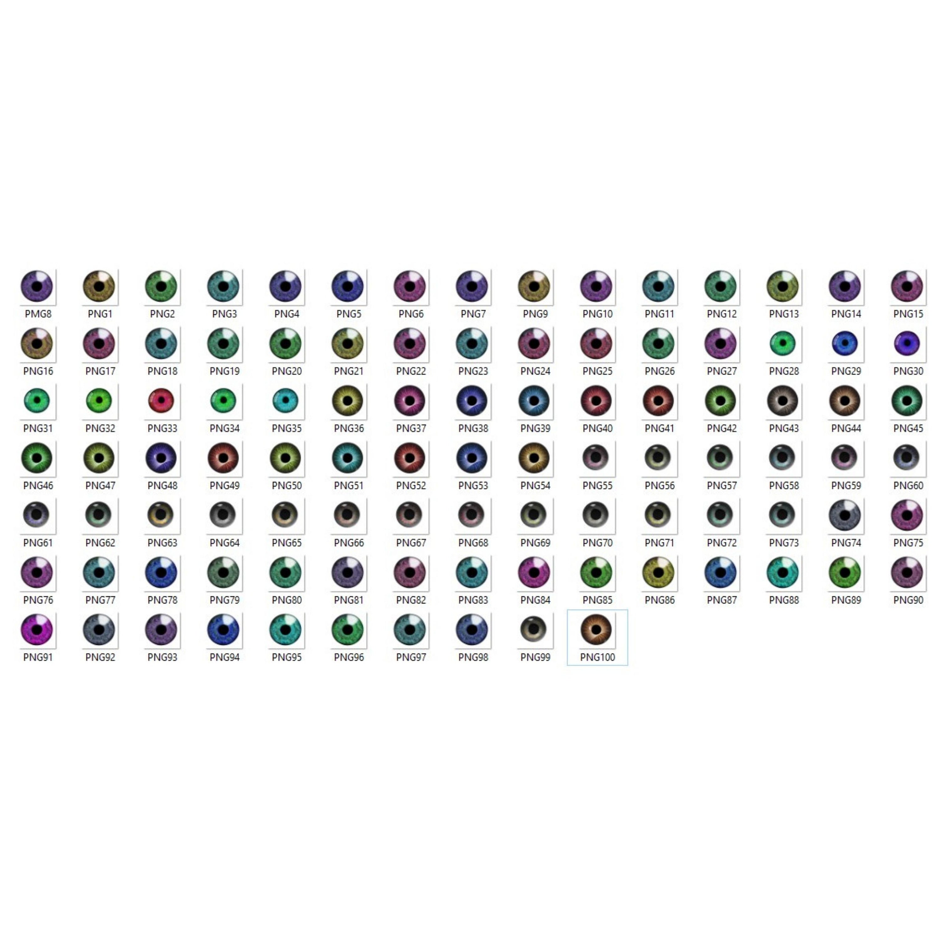 100 Magical Eye Lenses Digital Overlays Digital Download - Etsy