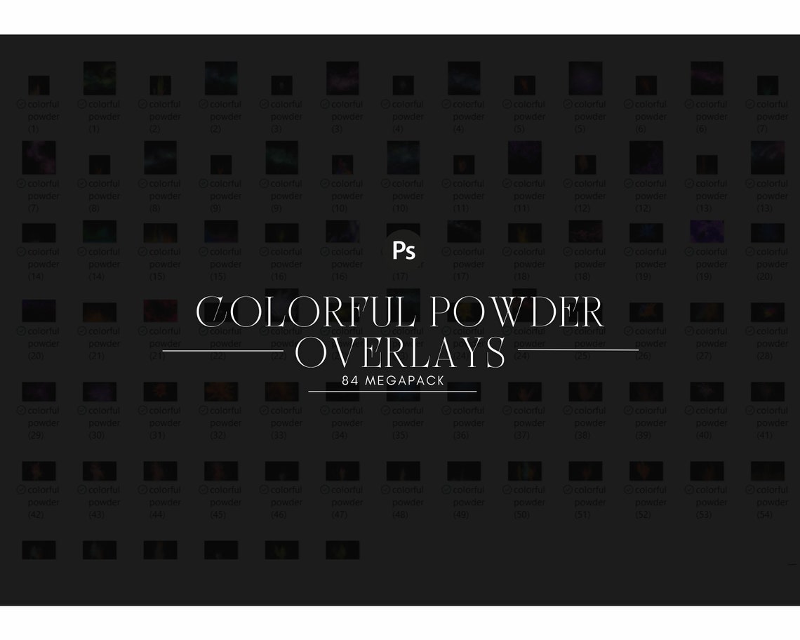 84 Colorful Powder Explosion Overlays Paint Holi Photography - Etsy