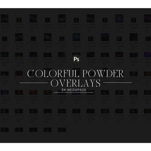 84 Colorful Powder Explosion Overlays, Paint Holi, Photography Prop ...