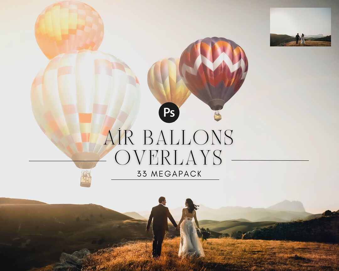 33 Hot Air Balloon Ballon Photo Overlays, Aerostat, Photography ...