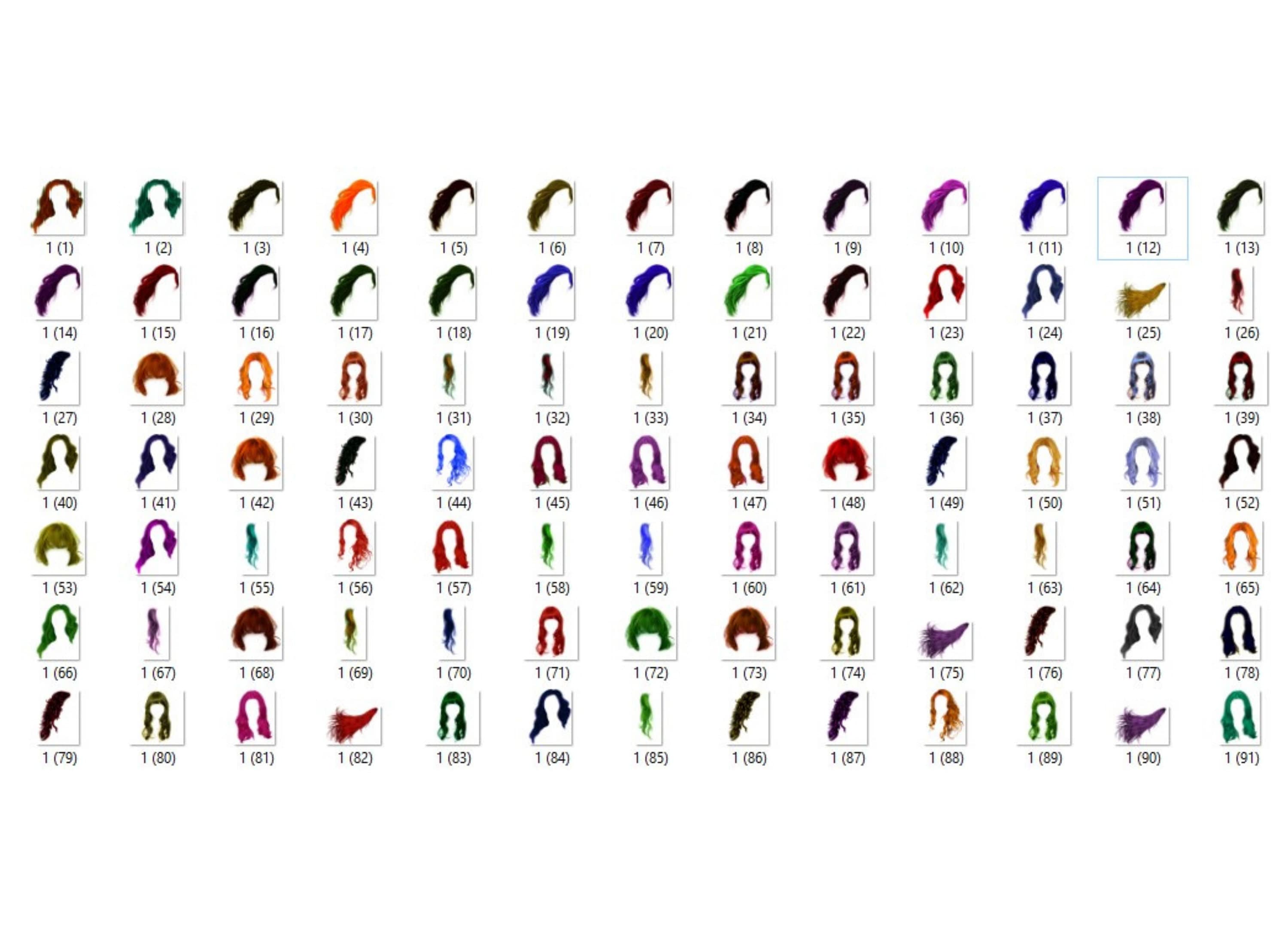 Hair Overlays for Photoshop Photography Overlays Photoshop - Etsy UK