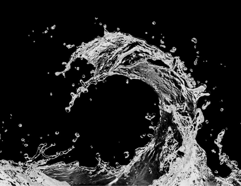 Photoshop Overlays Water Splash Photo Overlays Package Wave - Etsy