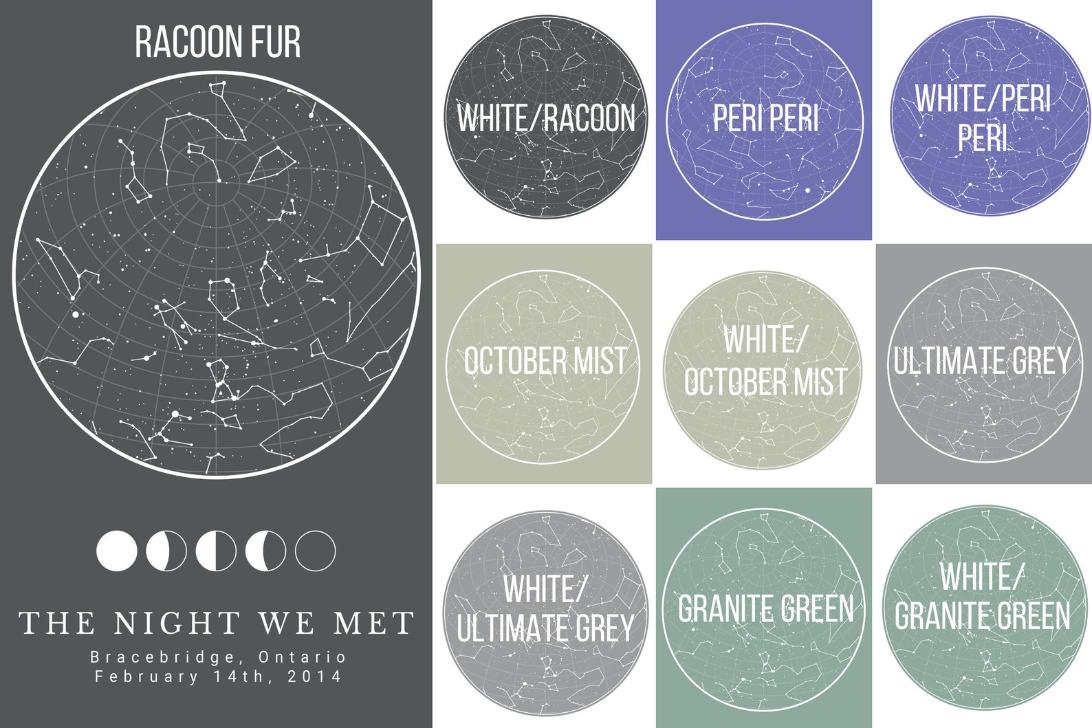 Personalized Star Map, Map of the Stars, Constellation Map, Custom Star ...