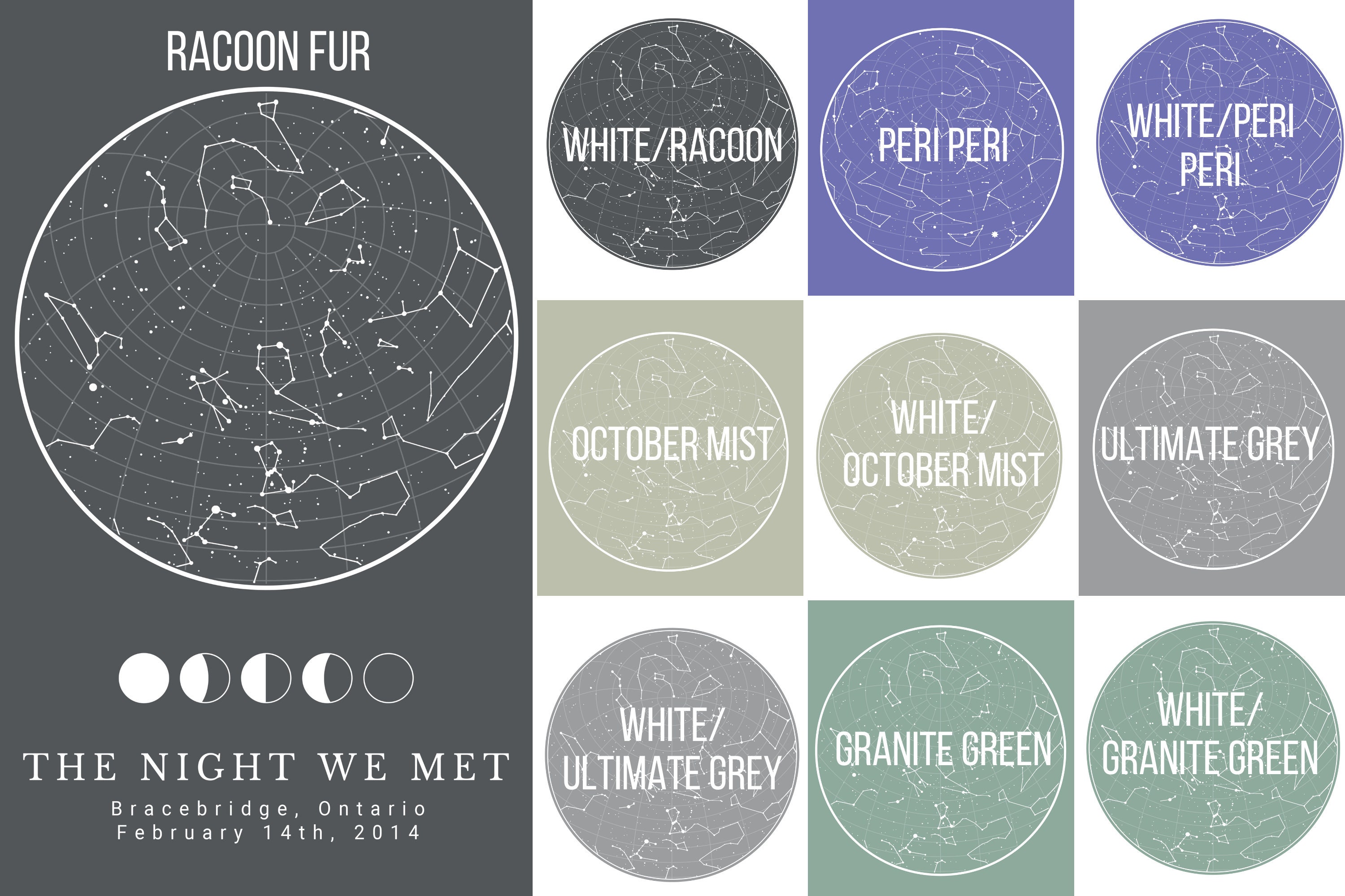 Personalized Star Map, Map of the Stars, Constellation Map, Custom Star ...