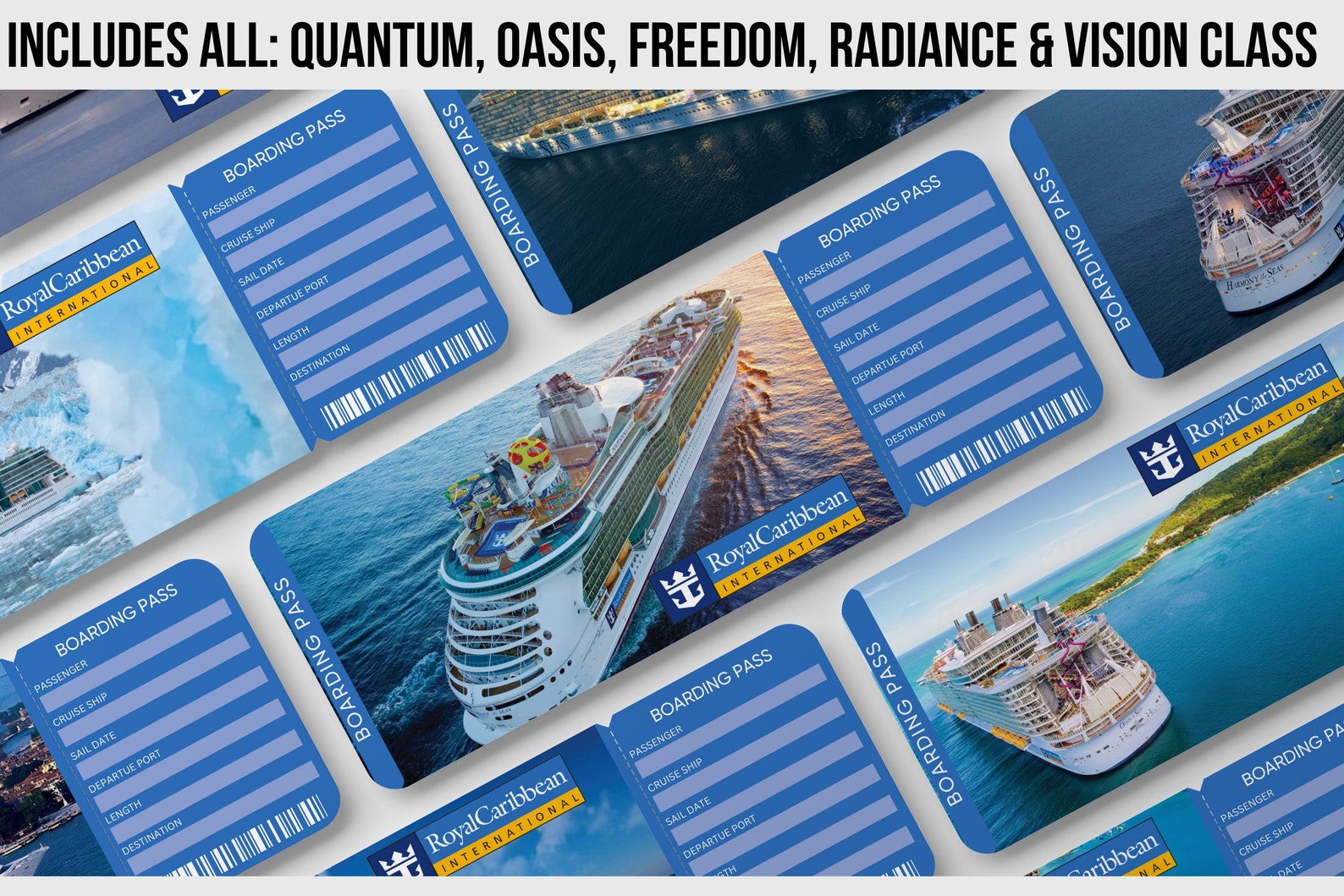 Norwegian Cruise Ticket Template, Surprise Vacation Gift (digital ...