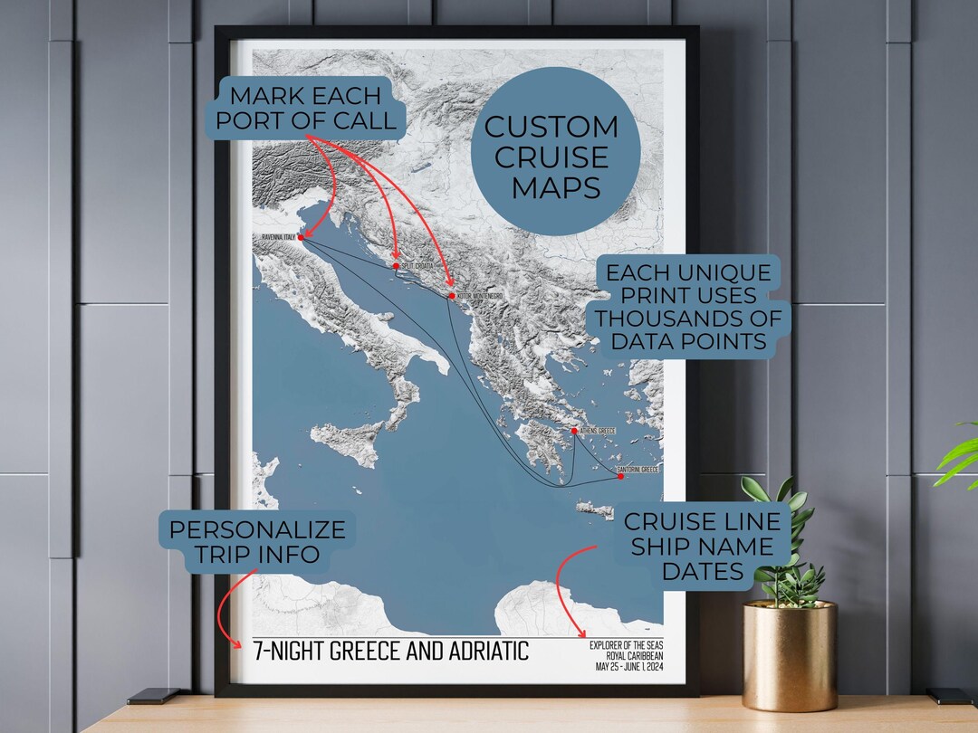 Cruise Map L Travel Map L the Cruise Map L Cruise Memories L Family ...