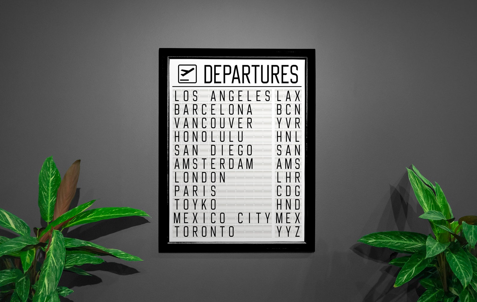 Departure Board L Travel Poster L Aviation Gift L Personalized Travel ...