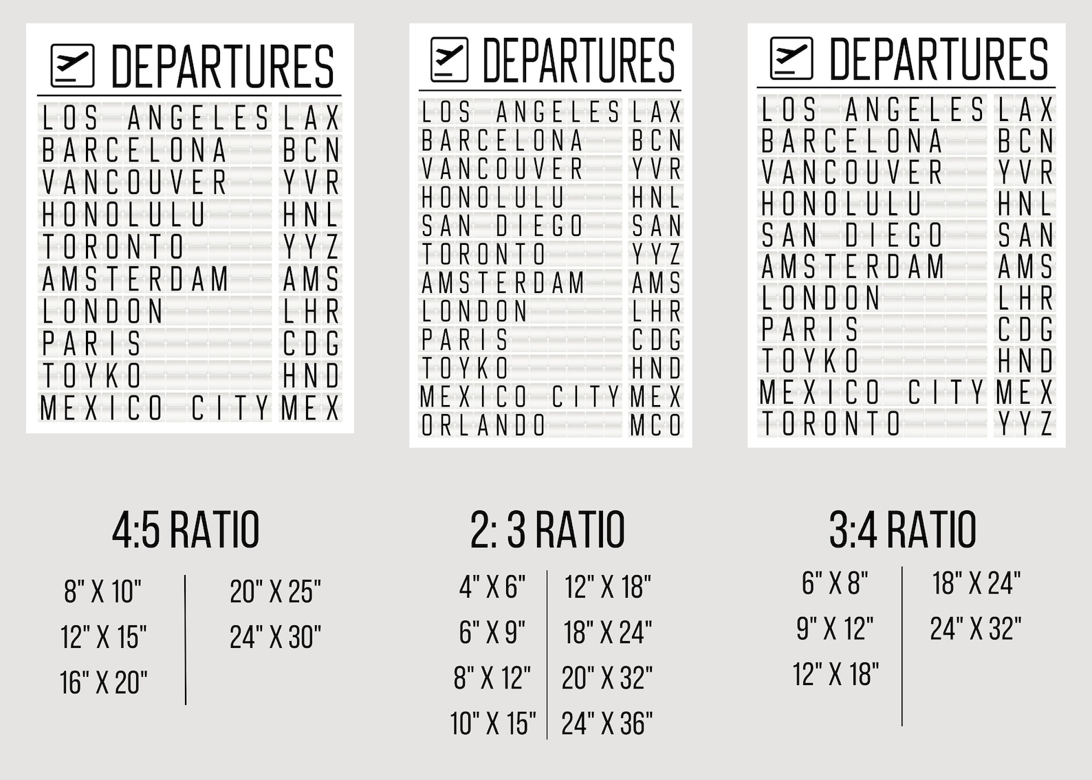 Departure Board L Travel Poster L Aviation Gift L Personalized Travel ...