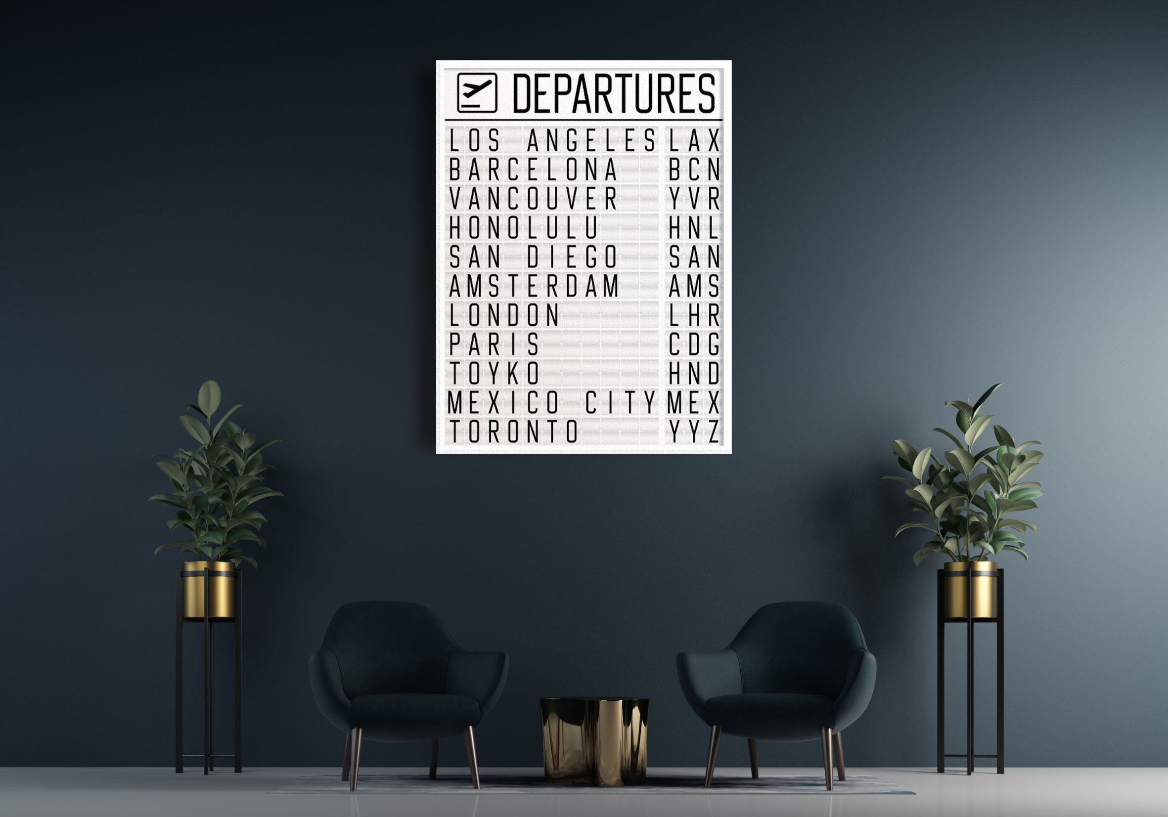 Departure Board L Travel Poster L Aviation Gift L Personalized Travel ...