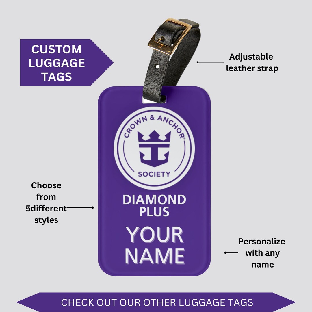 Personalized Luggage Tag, Cruise Luggage Tag, Custom Luggage Tag - Etsy