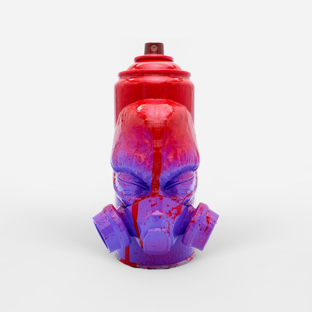 Alien Custom Spray Can, Character Collectible, Graffiti Street Art ...