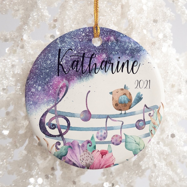 Musical Note Ornament - Etsy