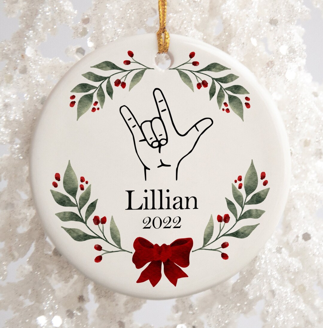 I Love You ASL - Personalized I Love You Sign Language - Choose I Love ...