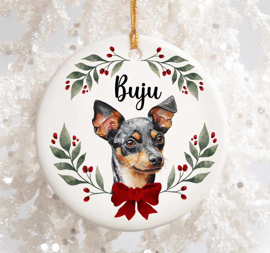 Miniature Pinscher Ornament - Personalized Miniature Pinscher Ornament ...