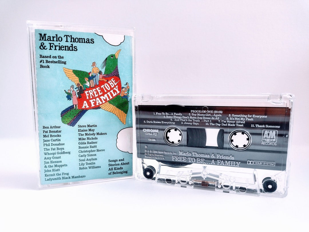 MARLO THOMAS & FRIENDS Free to Be... A Family Vintage 1988 Cassette ...