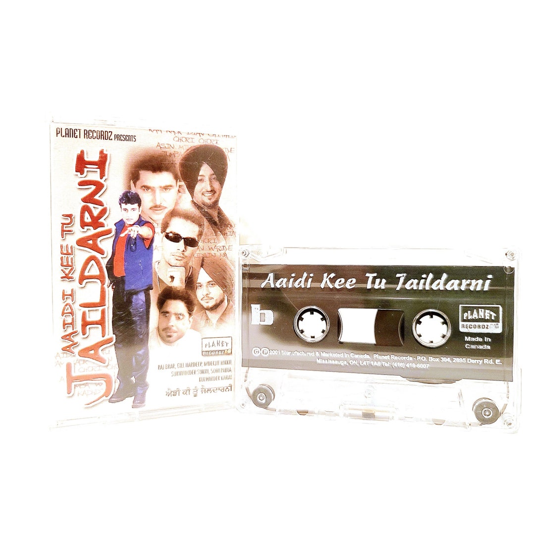 Rare RAJ BRAR Aaidi Kee Tu Jaildarni Vintage 2001 Cassette Tape Indian ...