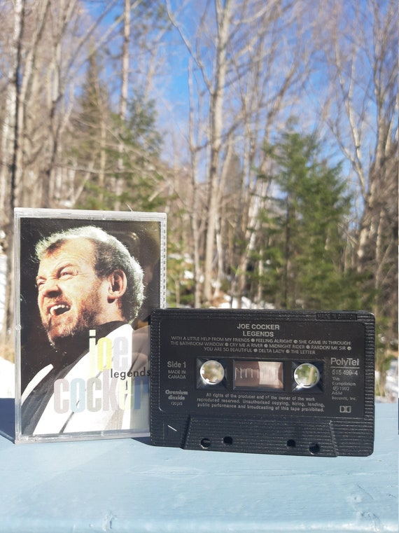 JOE COCKER Legends Vintage 1992 Cassette Tape Compilation | Etsy