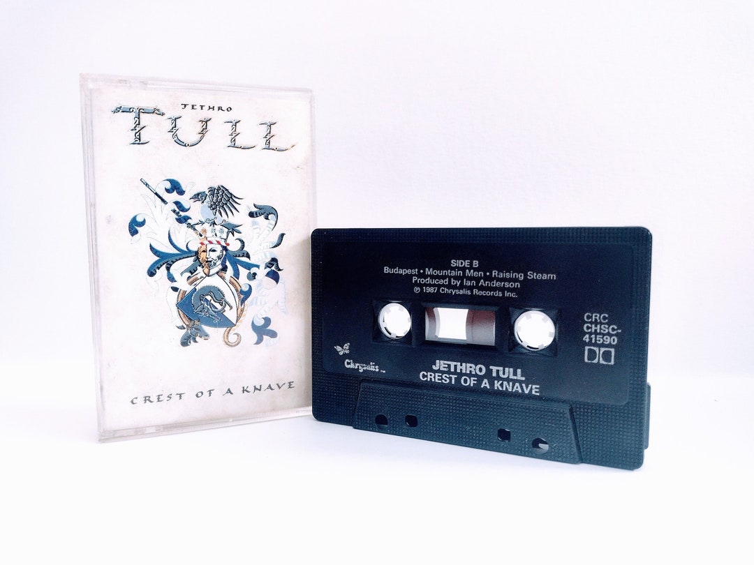 JETHRO TULL Crest of A Knave Vintage 1987 Cassette Tape Album steel ...