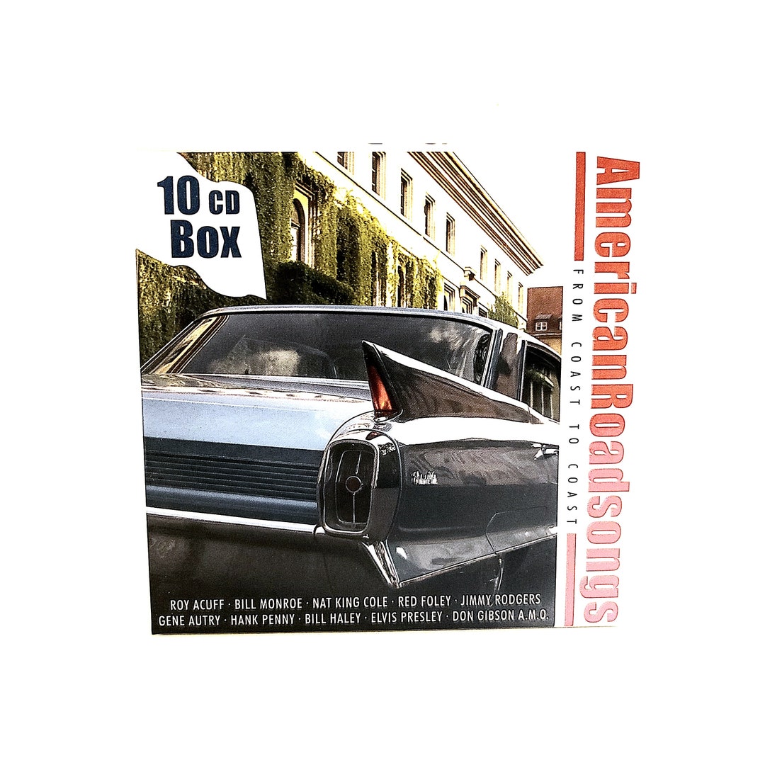 American Roadsongs From Coast to Coast Various Vintage 10x Cd Album Box ...