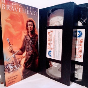 BRAVEHEART Vintage 1995 Vhs 2-video Cassette Tapes Box Set - Etsy