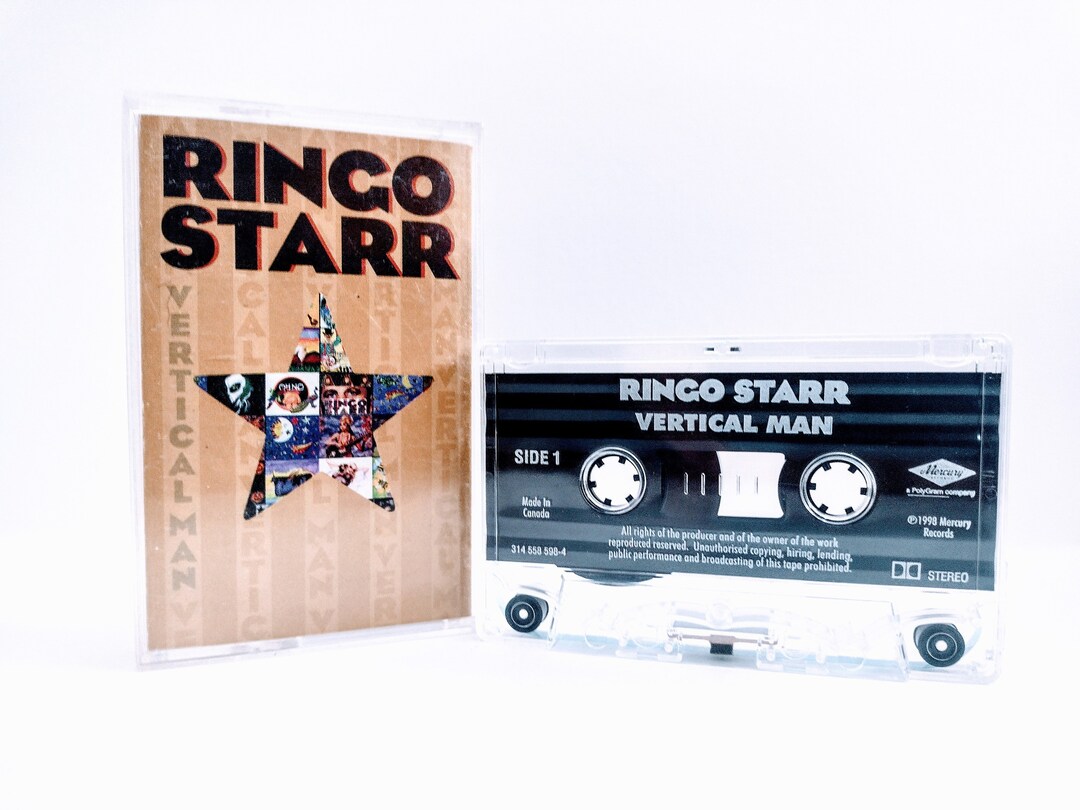 RINGO STARR Vertical Man Vintage 1998 Cassette Tape Album - Etsy