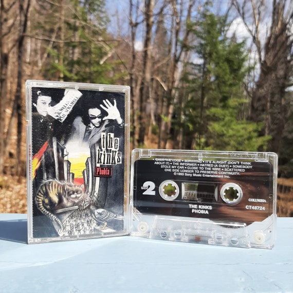THE KINKS Phobia Vintage 1993 Cassette Hard Rock Music | Etsy España