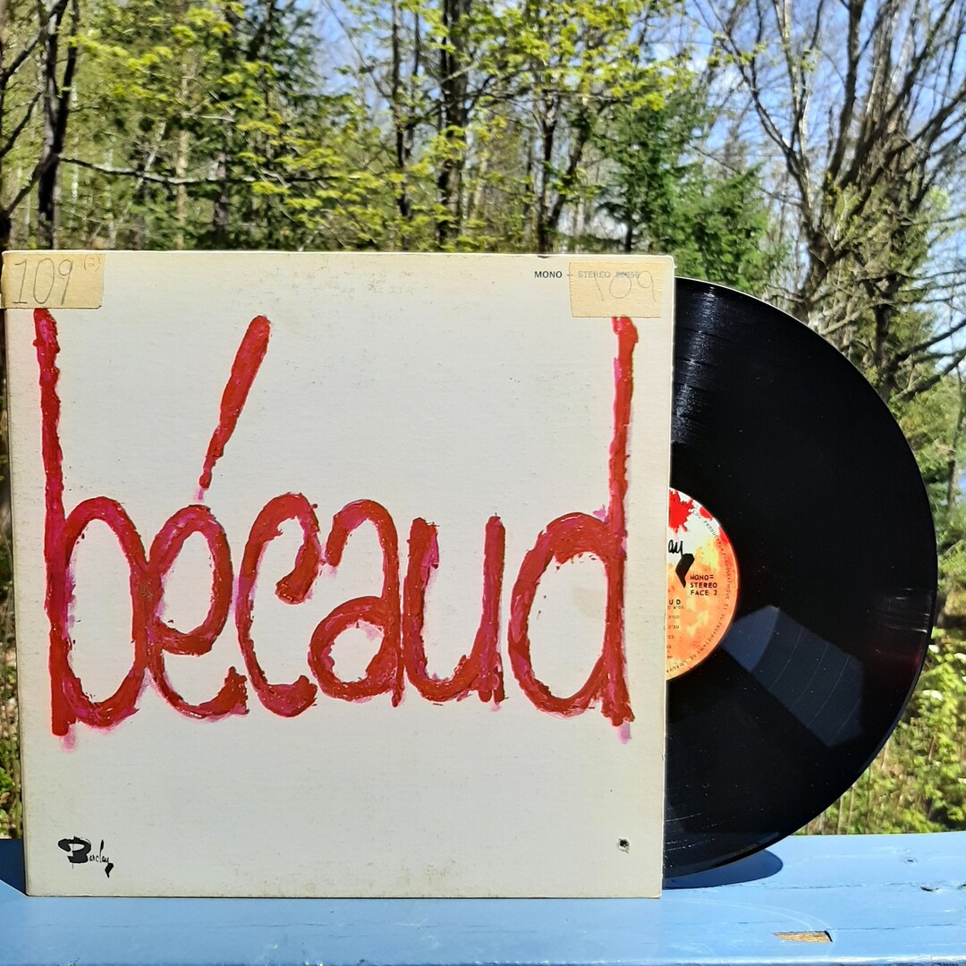GILBERT BECAUD Vintage 1969 Vinyl Record Lp Album Franco Pop Music ...