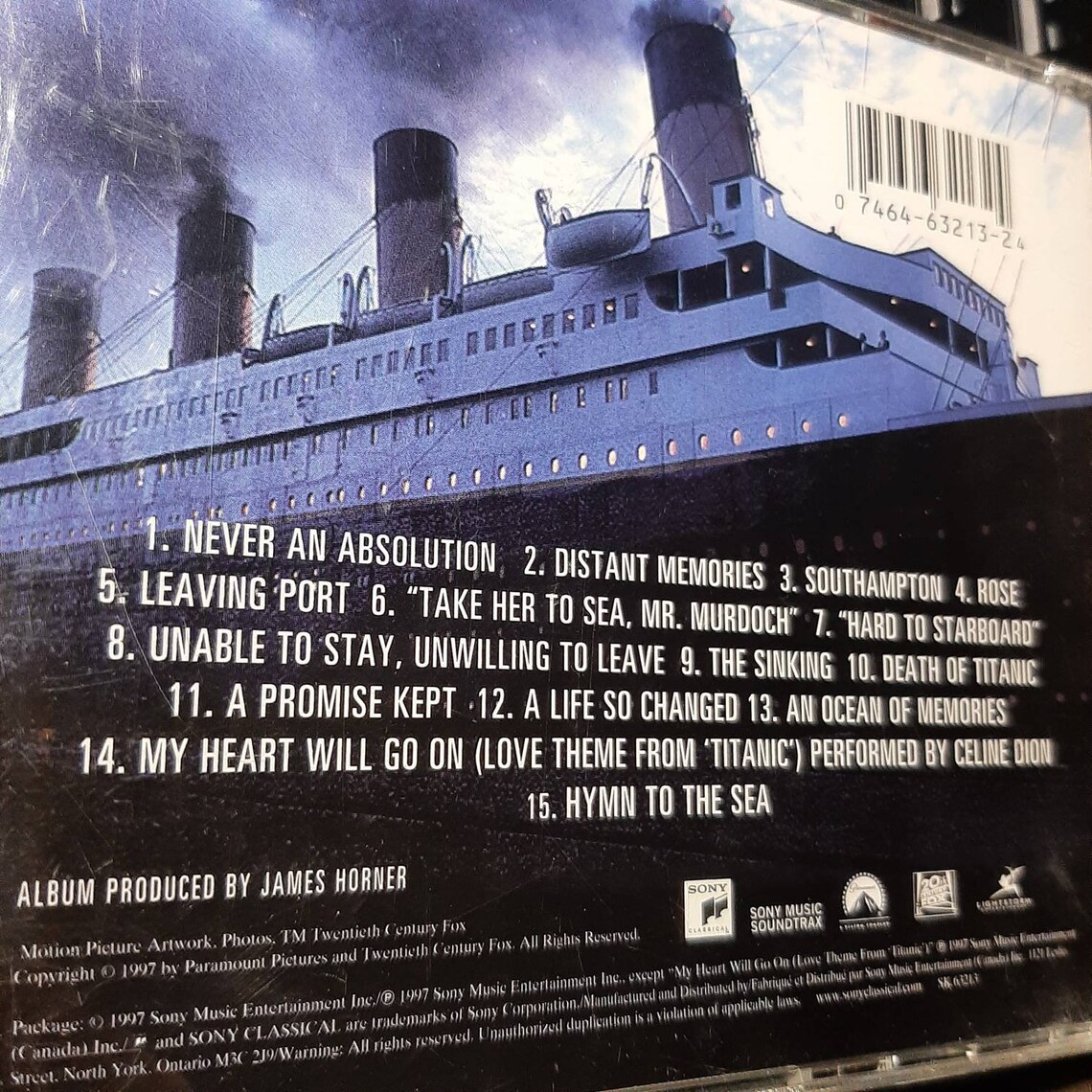 TITANIC Music From The Motion Picture Vintage 1997 CD Album | Etsy