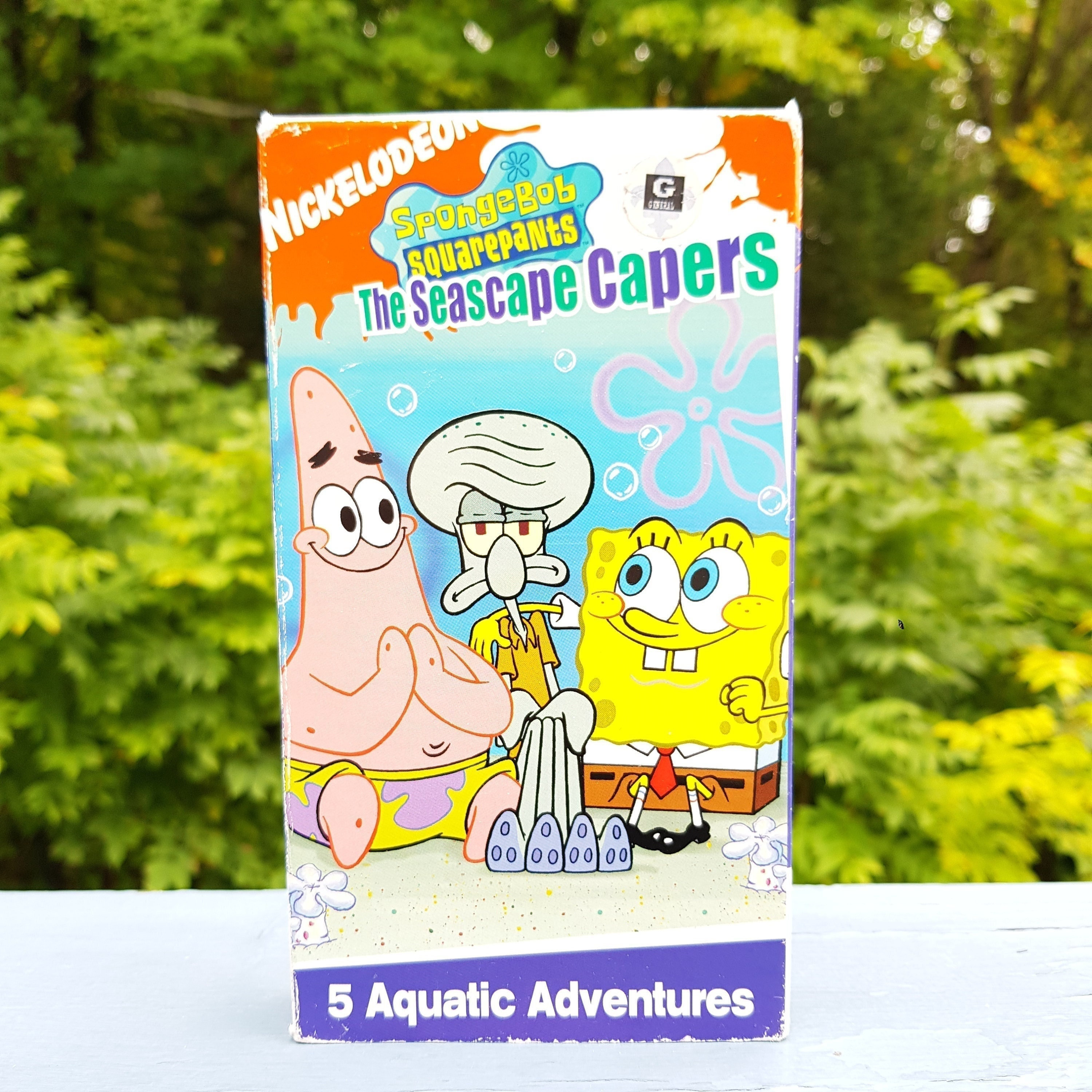 Spongebob Squarepants The Seascape Capers Vhs