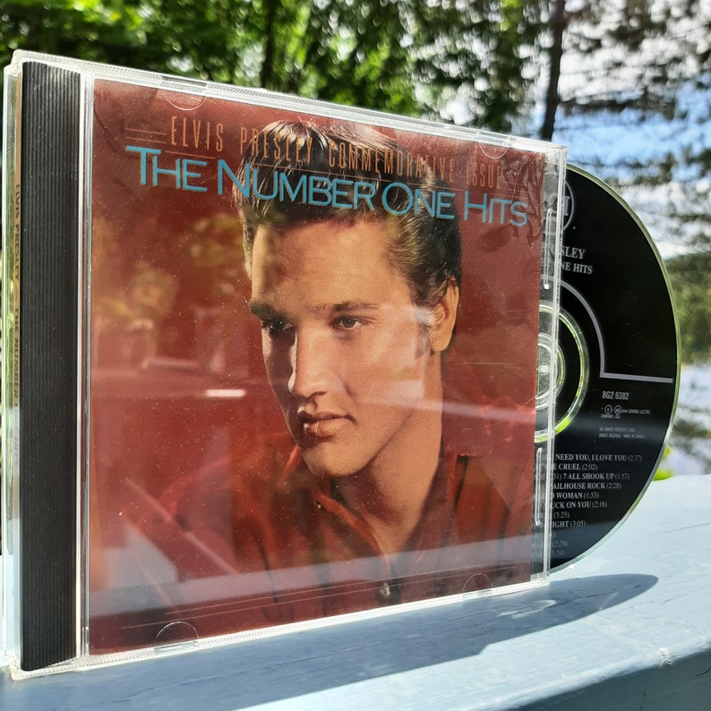 ELVIS PRESLEY The Number 1 Hits Vintage 1987 Cd Album - Etsy Nederland