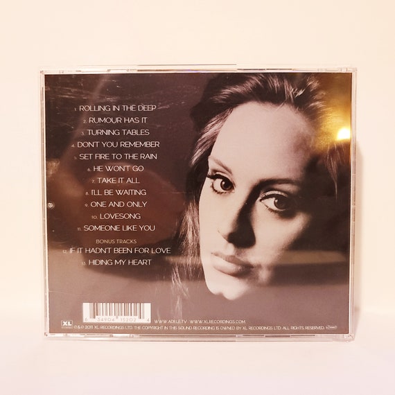 Adele 21 Back Cover