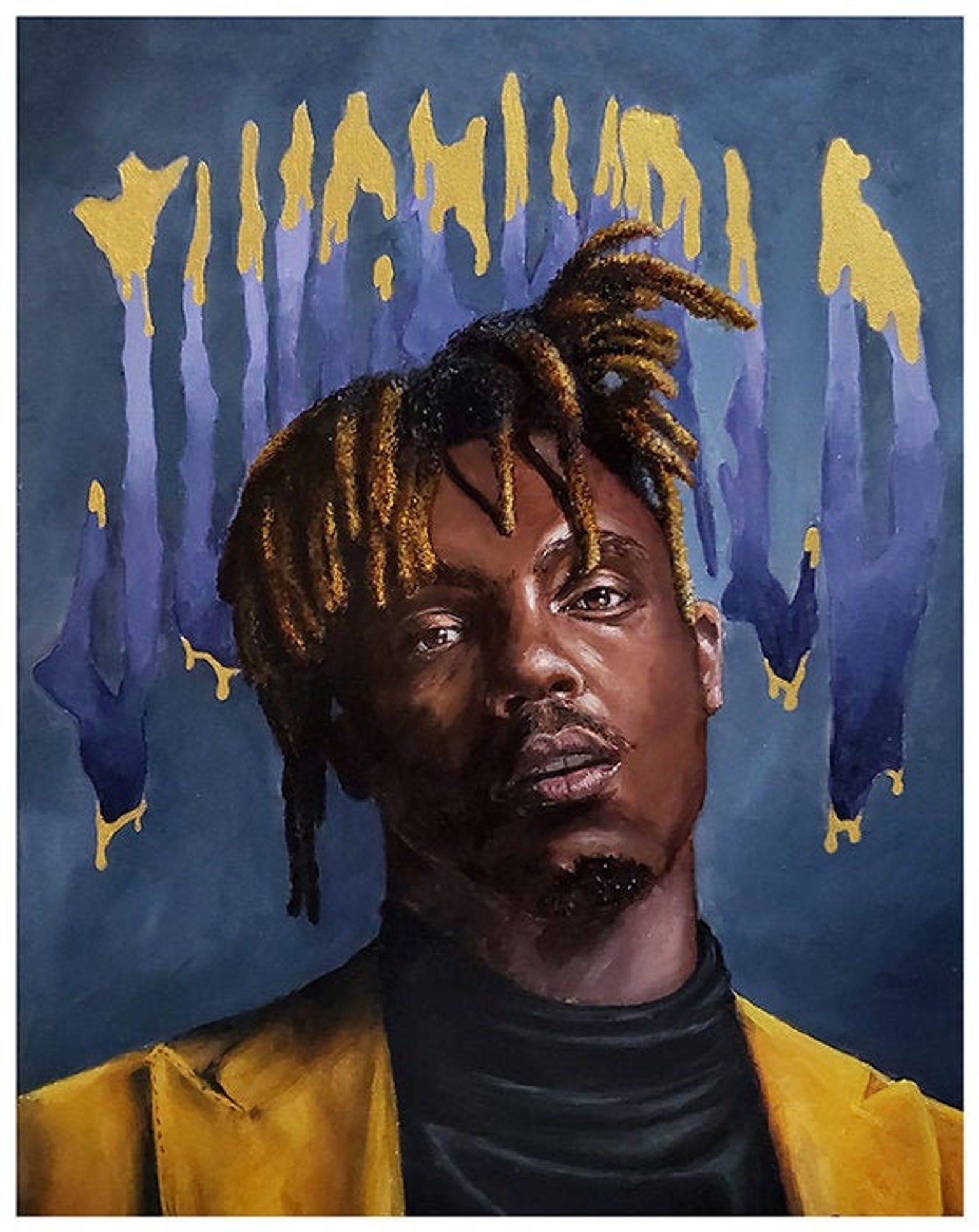Legends Never Die Art Print Juice Wrld Juice Wrld Artist Etsy