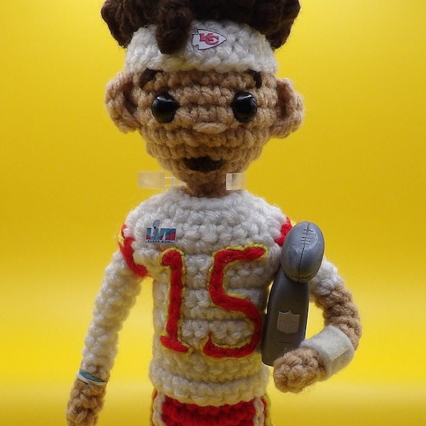 Patrick Mahomes Crochet Doll - Etsy