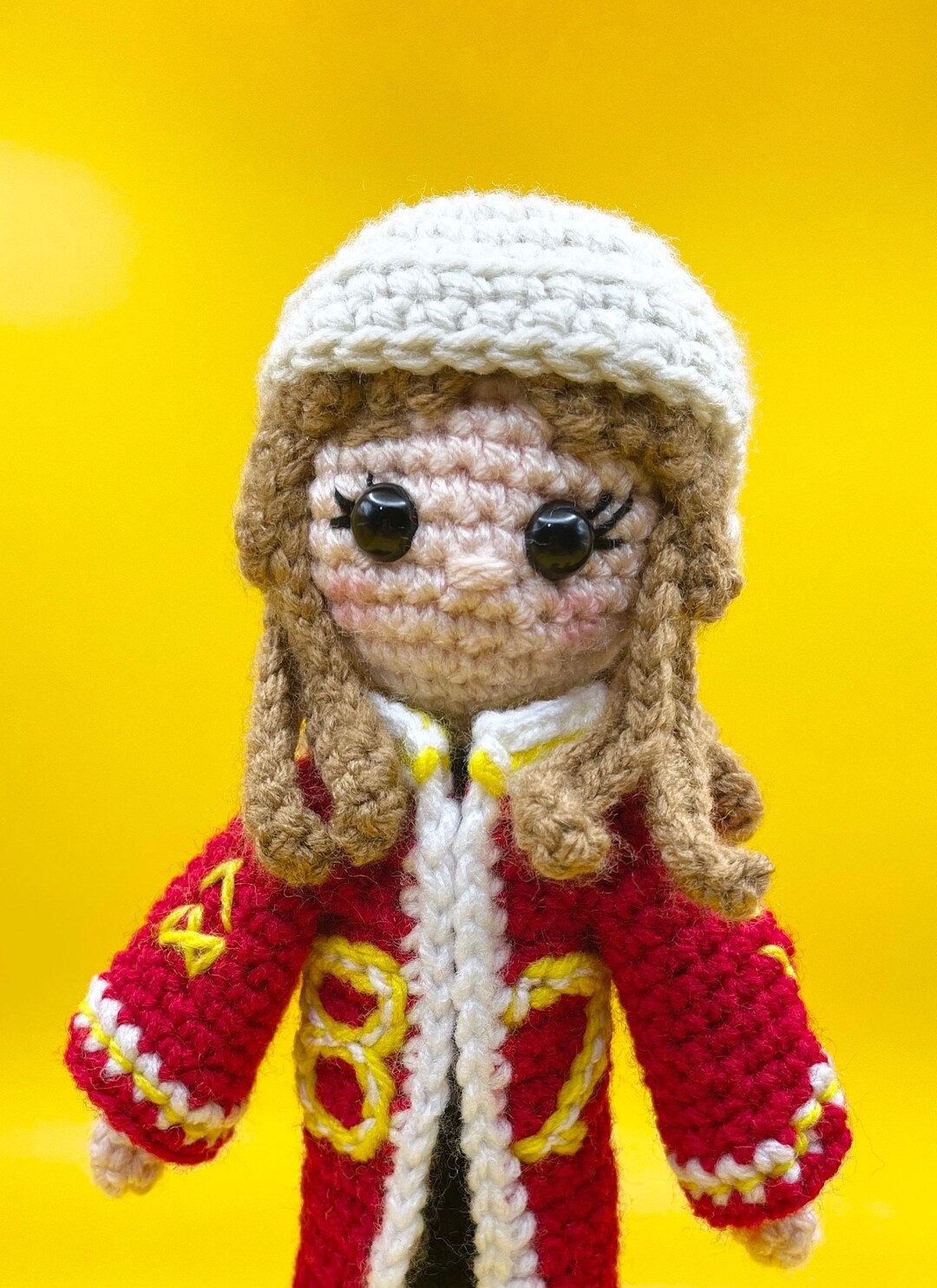 Crochet Kansas City Chiefs Taylor Swift in 87 Kelce Jacket Custom ...