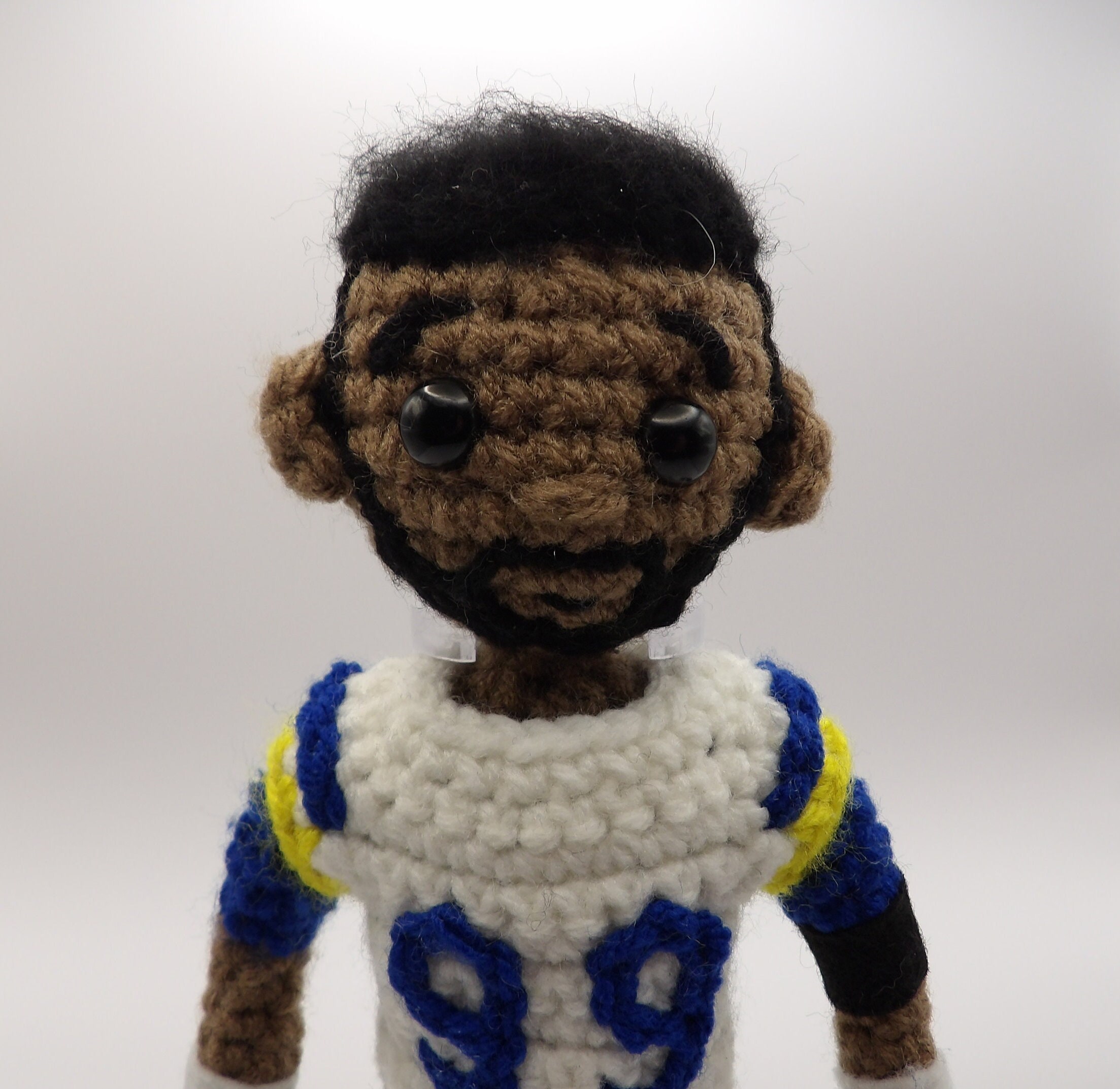 Crochet Los Angeles Rams Aaron Donald Doll, Custom Football Player ...