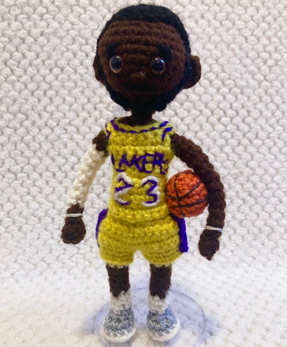 Crochet LA Lakers Lebron James Doll | Etsy