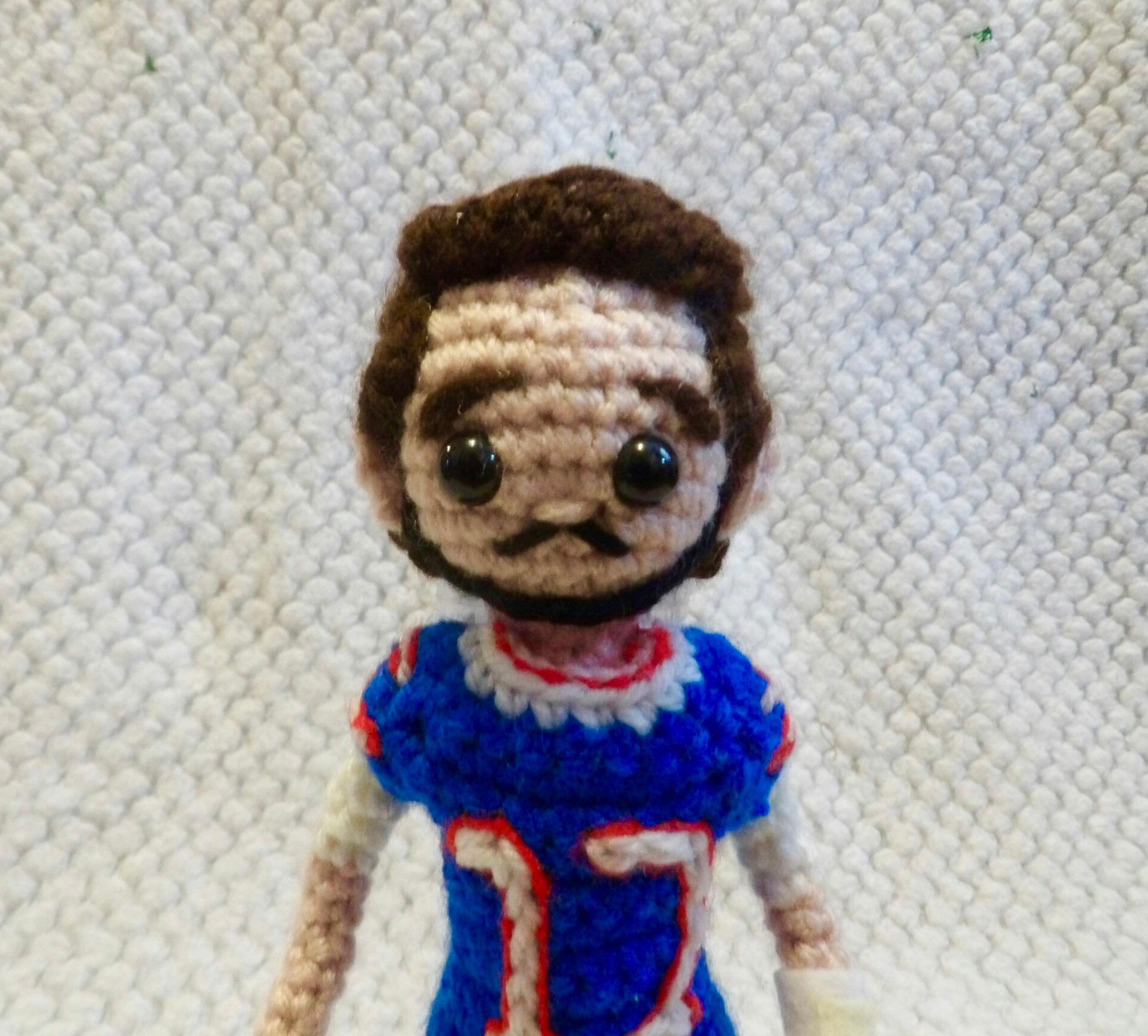 Crochet Buffalo Bills Josh Allen Doll Wearing Hat Custom - Etsy