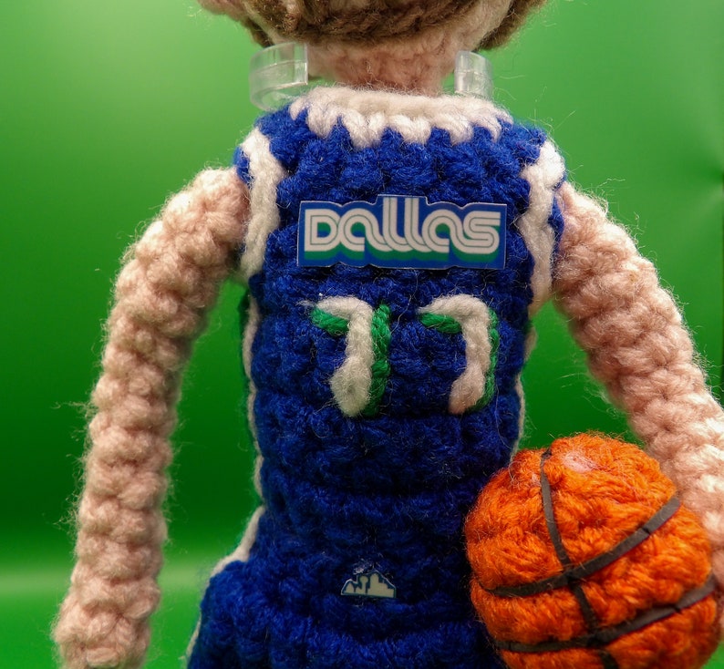 Crochet Dallas Mavs Luka Doncic Doll, Custom Sports Basketball Player ...
