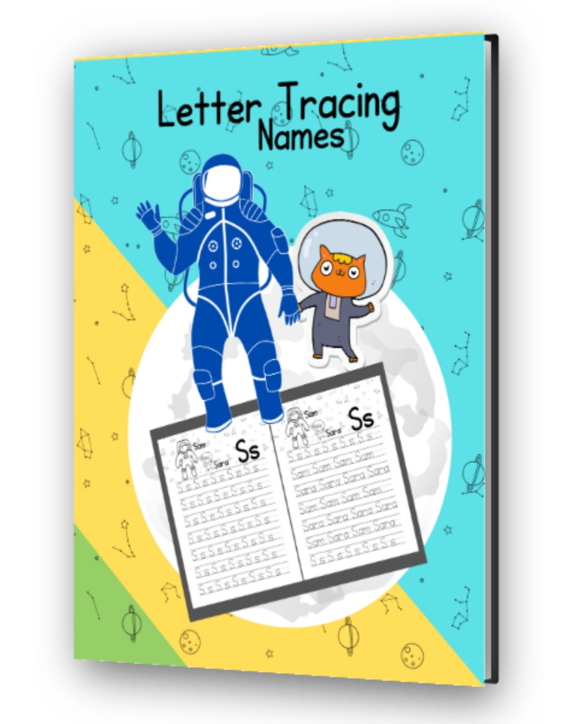 Letter Tracing Names: Using Capital Letters - Etsy