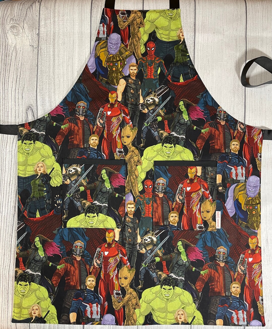 Super Hero Handmade Child and Adult Size Apron With Pockets - Etsy