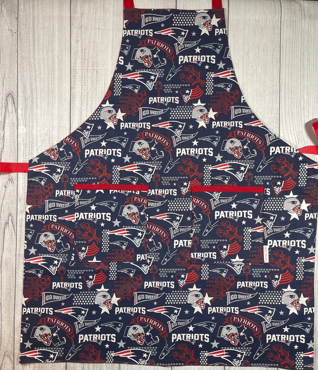 Football Patriot Handmade Child and Adult Size Apron With Pockets - Etsy