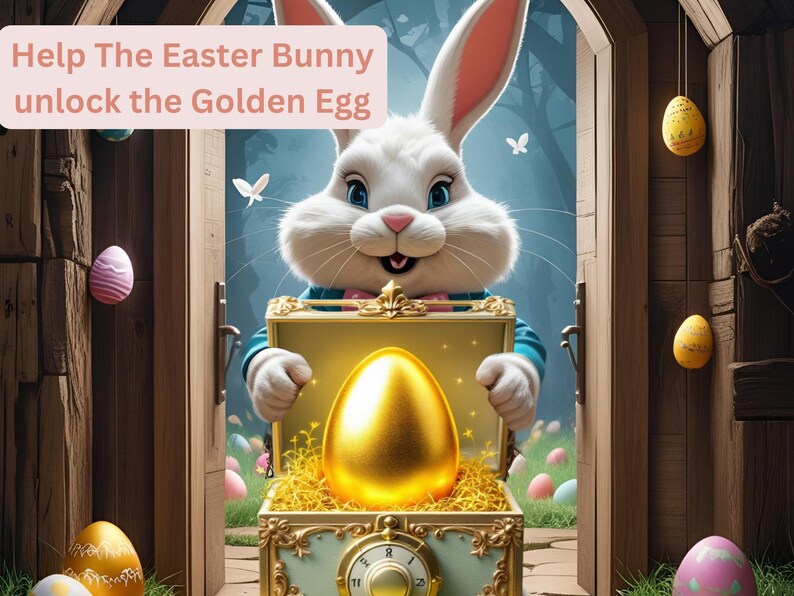 Easter Escape Room - Unlock the Golden Egg Hunt - Etsy Australia
