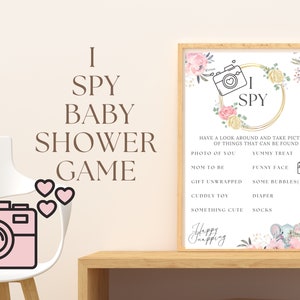 Baby Shower I Spy Printable Game - Etsy Ireland