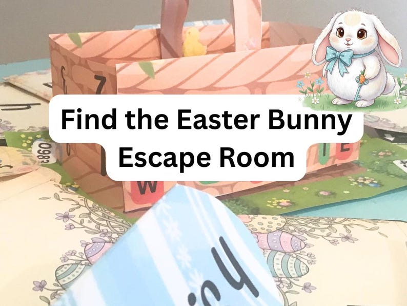 Find the Easter Bunny Printable Escape Room Kit - Etsy