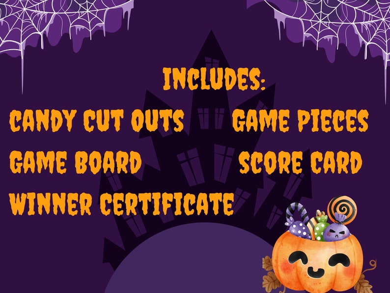 Halloween Candy Hunt Printable Game - Etsy