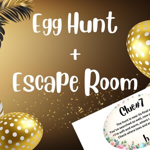 Easter Escape Room - Unlock the Golden Egg Hunt - Etsy