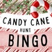 Candy Cane Hunt Bingo Printable Game for Christmas Parties - Etsy