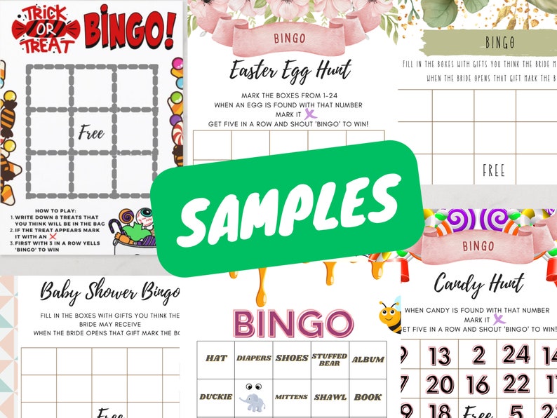 Bingo Made to Order Printable for Parties | Work Functions | Gifts - Etsy