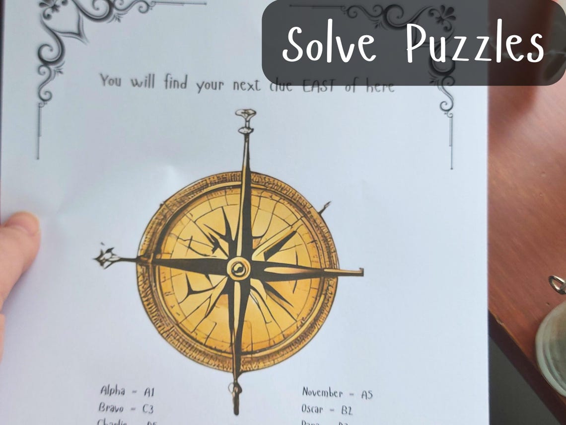 Redbeard's Treasure Scavenger Hunt Escape Room Printable Game - Etsy