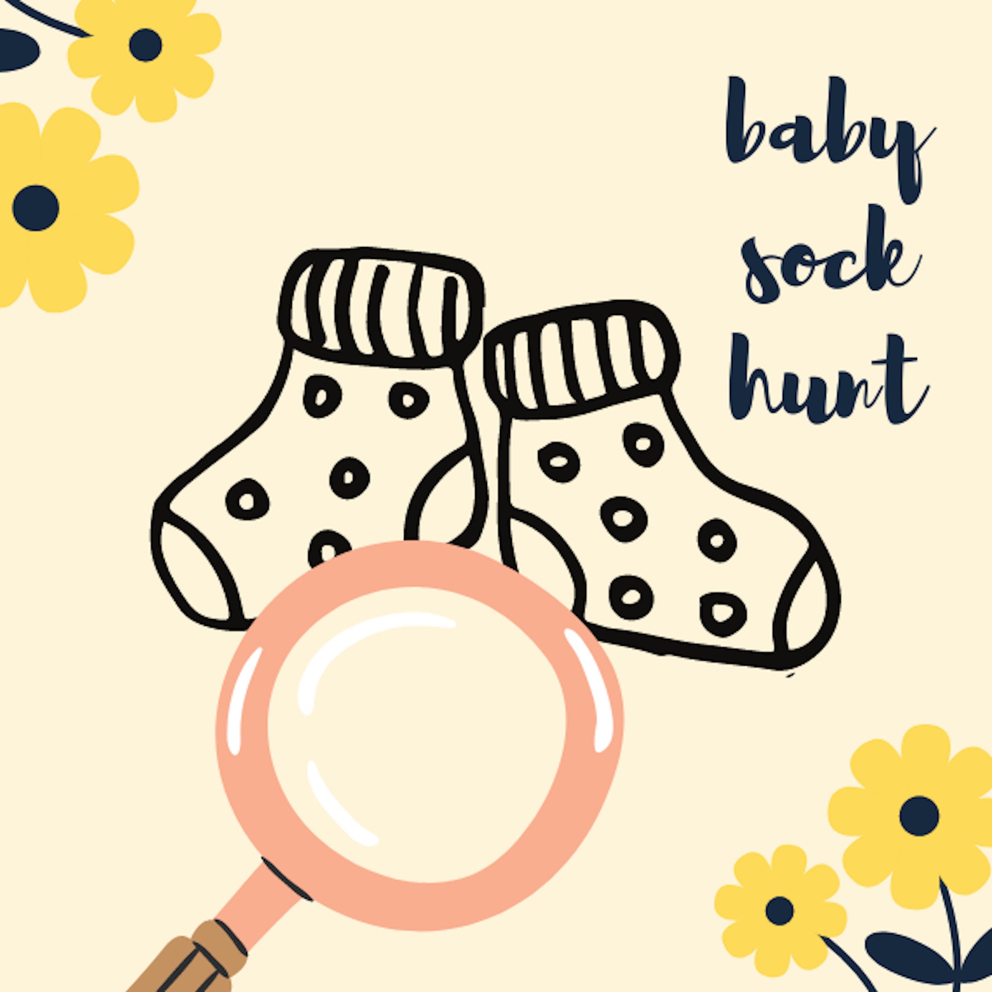 Baby Sock Hunt Printable Game - Etsy